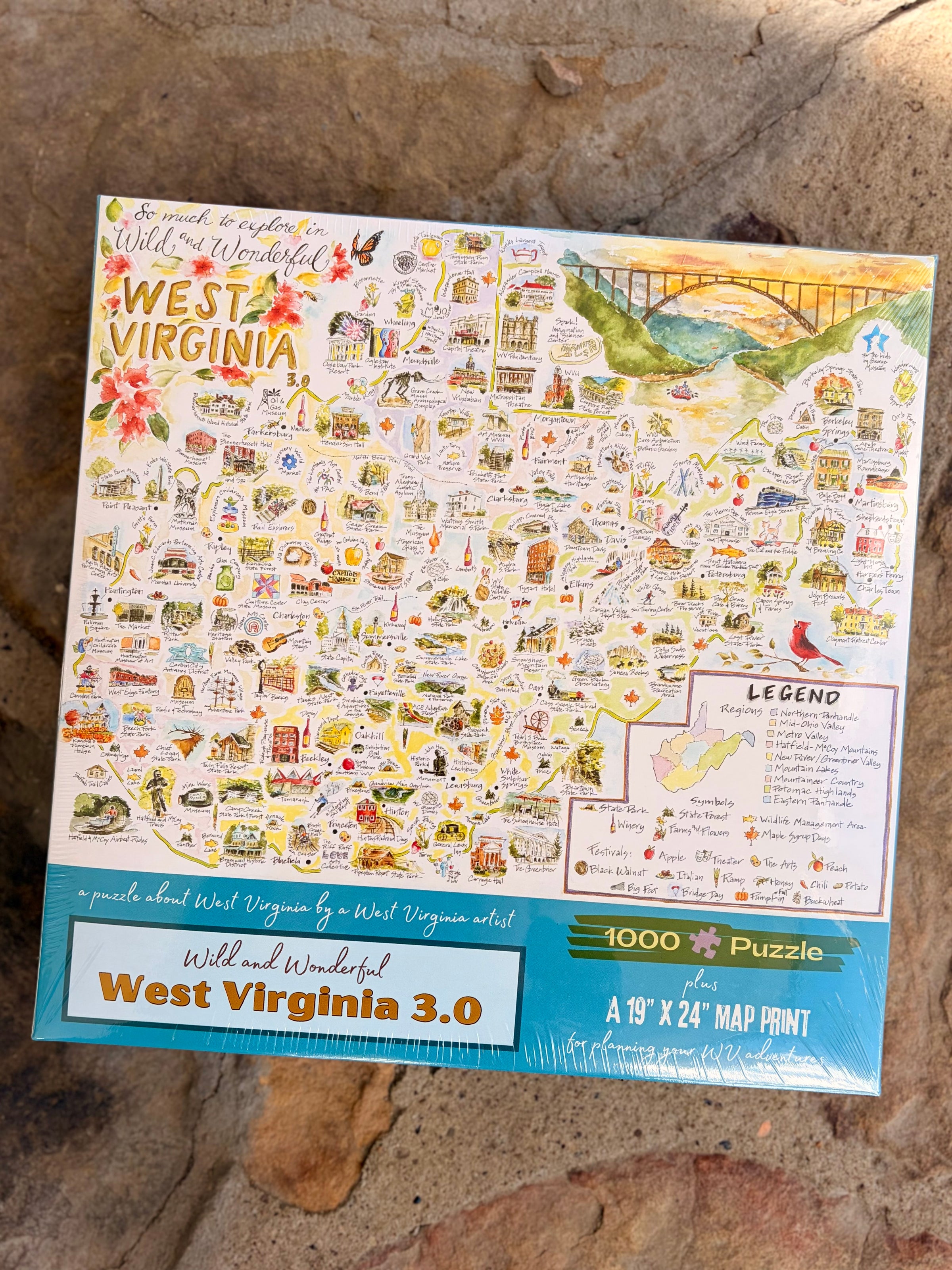 West Virginia State Puzzles | Arthurdale Heritage Shop
